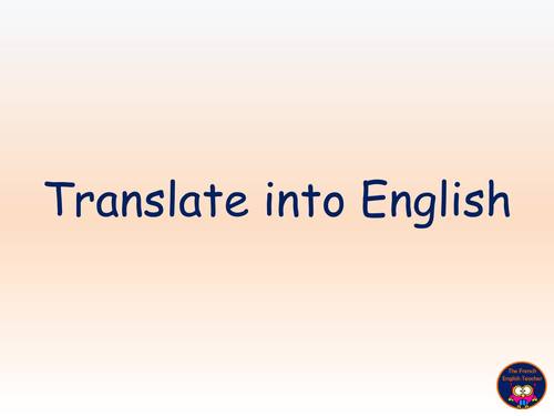 EFL / ESL POWERPOINT for French students - PREPOSITIONS OF PLACE