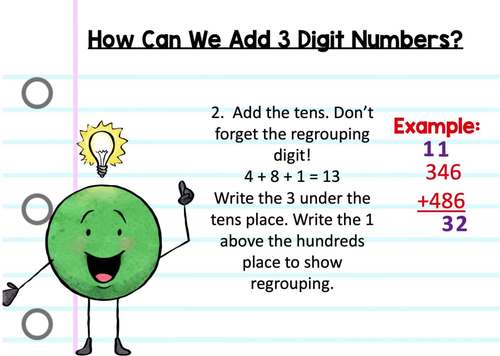 Adding 3 Digit Numbers within 1000 Addition Boom Cards & Printable Task ...