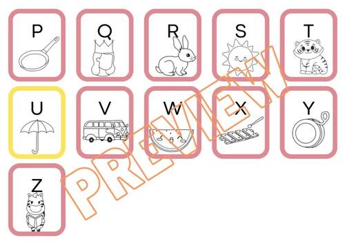 Letter Sound Cards with Beginning Sounds | Phonics | Letter recognition