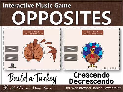 Thanksgiving Music Dynamics Crescendo and Decrescendo Interactive Music ...