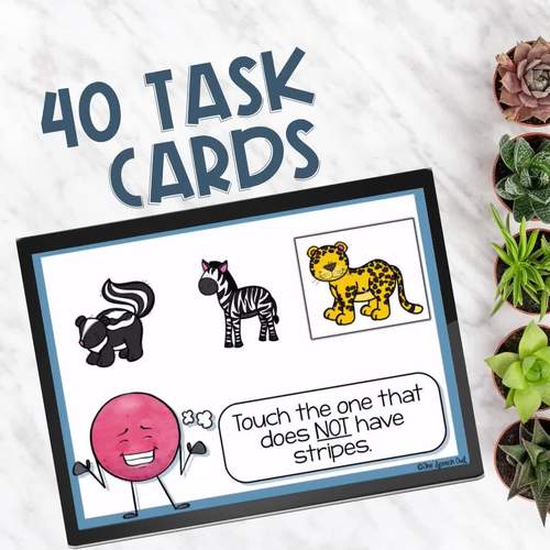 Negation Boom Cards™ | Distance Learning by The Speech Owl | TpT