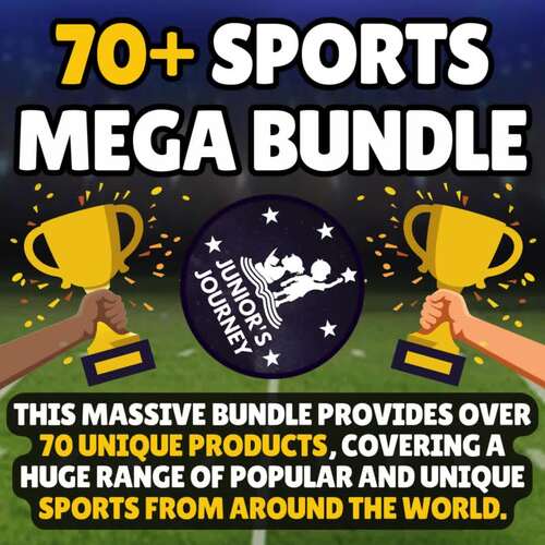 70+ Sports Reading Comprehension Bundle | Worksheets & Passages | Grade 3-8