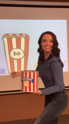 CVC Word Family Popcorn Powerpoints by You Can Call Me Jess | TPT