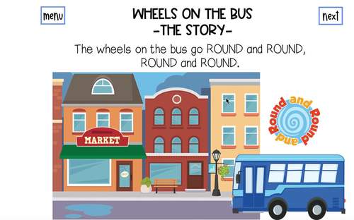 Wheels on the Bus Boom Cards™ - Story, Basic Concepts, Directions ...