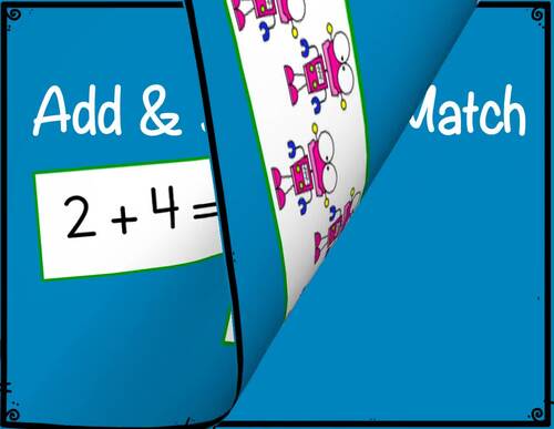 Robots Build 2 Addend 0-20 Addition & Subtraction Number Sentence