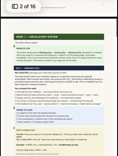 Signs of Life: Body Systems Vol. 1 | Life Science Unit Study | Grades 6 ...