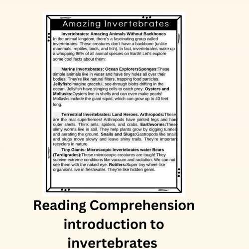 elementary invertebrates introduction science puzzles escape room