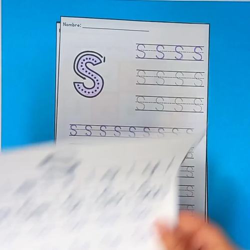 Cartilla fonética - Lectoescritura - Leer y escribir con la letra S