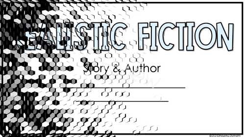 Story Elements of Realistic Fiction Genre Response Activity | TpT