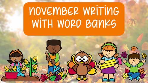 November Writing Worksheets Fall November PreK Kindergarten First ...