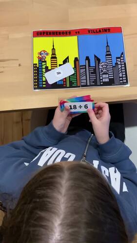 Math Flash card Activity Basic Operations Fact Fluency 1st 2nd 3rd ...