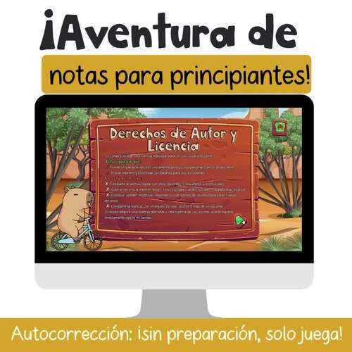 Capibara | Notas en Clave de Sol y Fa | Juego Interactivo | Piano ...