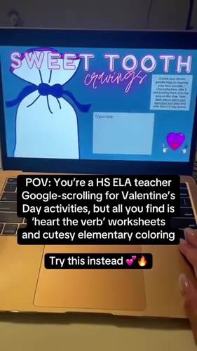 Valentine's Day Fun Middle & High School Brain Break SEL Activities