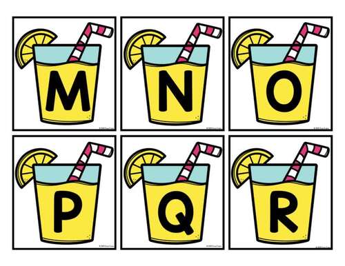 Summer Alphabet Matching Card Games by B is for Bilingual | TPT