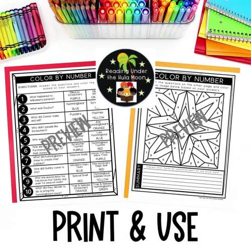 Willodeen by Katherine Applegate Color by Number by Reading Under the ...