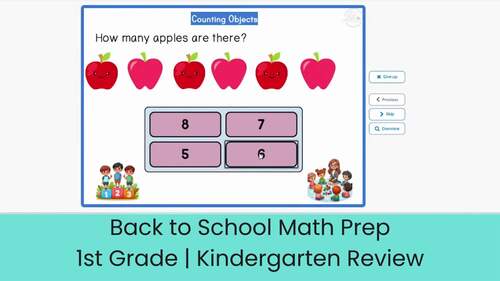 End of Year Kindergarten Math Review | Back to School Math Prep | BOOM ...