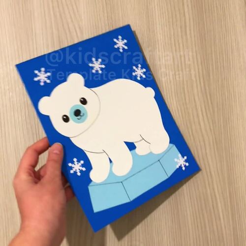 Polar Bear Craft Arctic Animals Crown Winter Science Research Project ...
