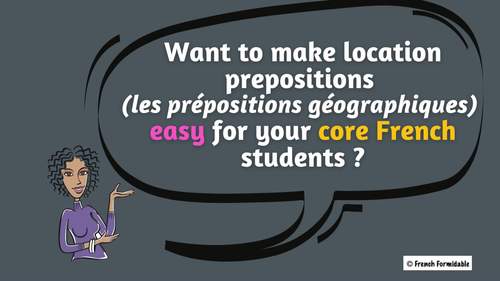 Going places in French... les prépositions géographiques français