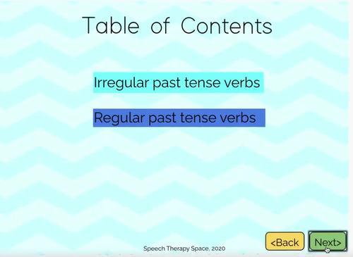 Distance Learning - Irregular and Regular Past tense verbs Boom Cards