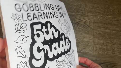 5th Grade November Early Finisher | Literacy, Math, and Art Activities