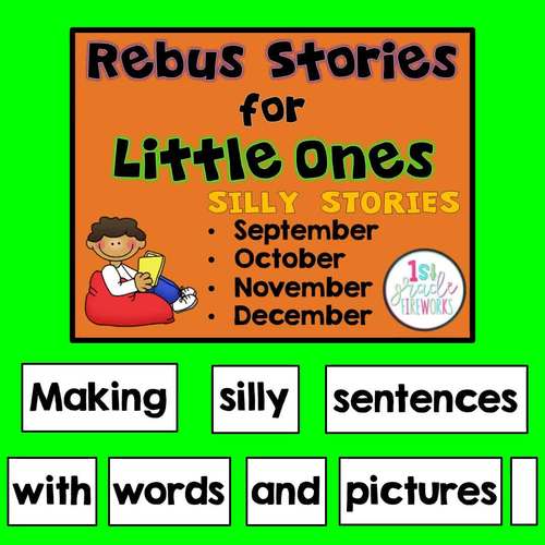 Rebus Silly Stories for Little Ones – Early Reader Picture-Text Stories