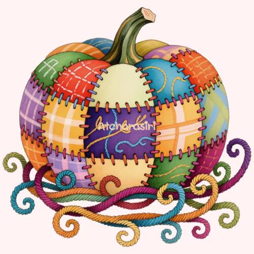 Pumpkin Vine Swirls Clipart Set – 14 Handmade-Inspired Pumpkin & Vine ...