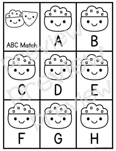 Chips and Guacamole - Uppercase Lowercase Alphabet Matching - ABC Flash ...