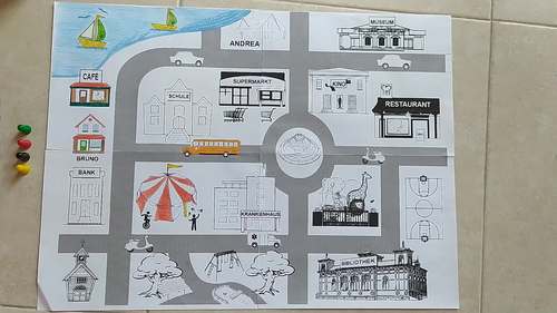 GERMAN WOHIN GEHST DU? PACK: Map + PPT + Worksheets + Board game ...