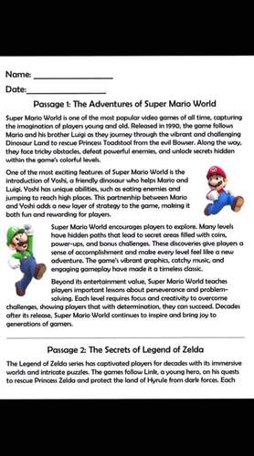 5th Grade ELA SBAC Passages with Questions by Admins Helping Teachers