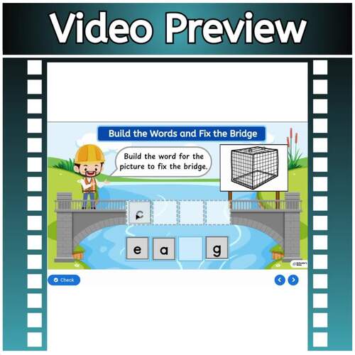 Build the Words and Fix the Bridge: CVCe Words Digital Resources