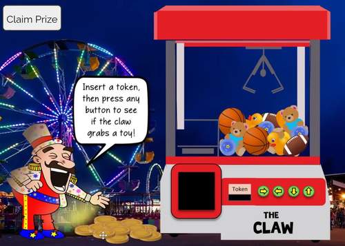 The Claw: Open-ended Boom Card Game, speech therapy, teletherapy ...
