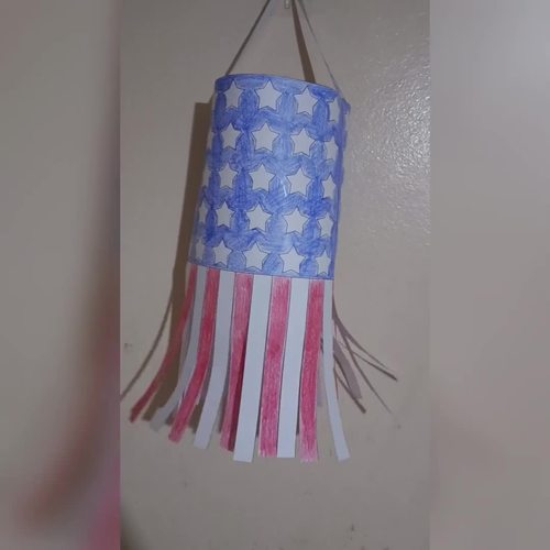 Flag Day Craft Lantern 4th of July Patriotic Memorial Activities ...