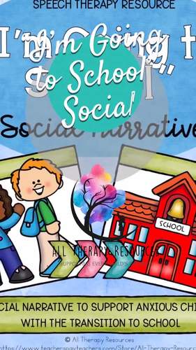 I'm Going to School - Separation Anxiety Social Narrative Morning Night ...