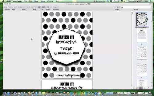 Matching Basic Concepts Morning Work by The Autism Helper | TPT