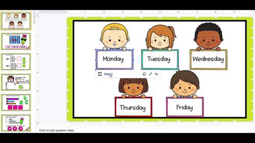 1st Grade Virtual Morning Work March week 3 English Google Slides