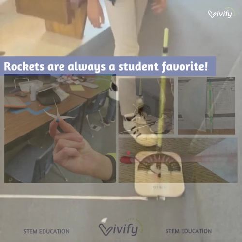 Straw Rocket STEM Challenge (Forces & Motion, Variables) by Vivify STEM