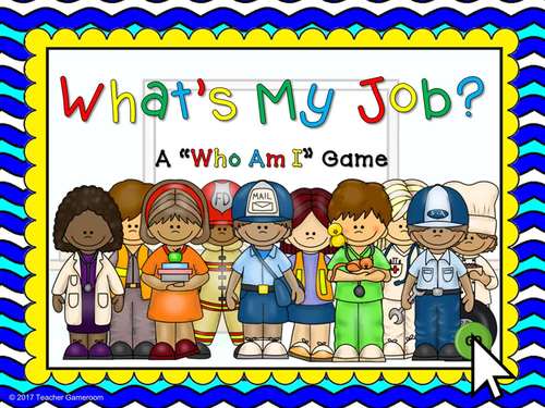 #NEWSTART23 Who Am I? - Community Helpers Powerpoint Game #1 | TPT