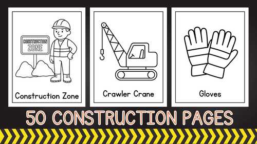 Construction Coloring Pages, Printable Construction Vehicles Activity ...