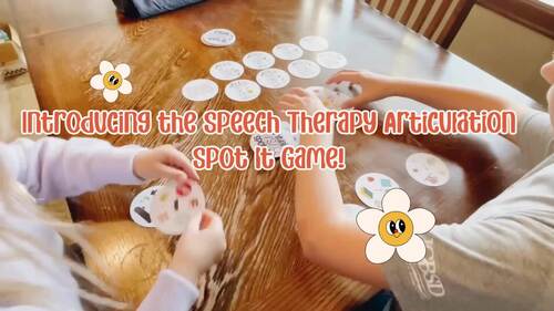 speech therapy spot it game medial s sound articulation practice ...