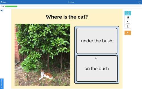 Prepositions Boom Cards™ - Where Is the Cat | Speech Therapy, Early ...