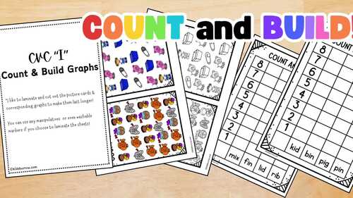 Math Center Games | Graphing & Tally Activities for Kindergarten | CVC ...