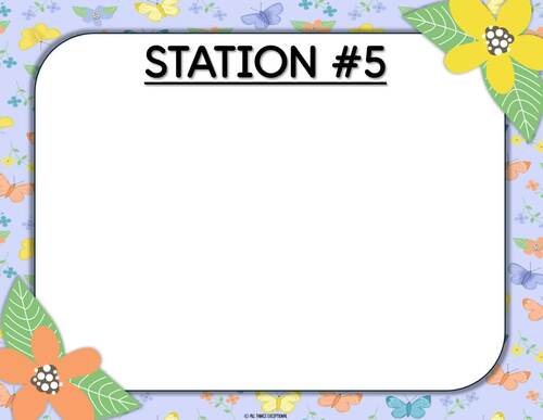 EDITABLE Back to School Night | Open House Station Signs - Blue Butterflies