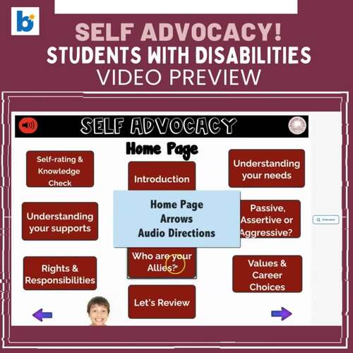 Boom Print No Print Self Advocacy High School Students with Disabilities