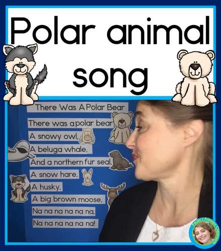 Polar animal song | Brain Break with Poster and Pocket Chart Activities