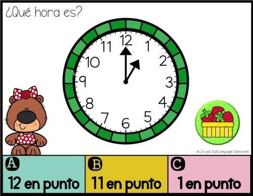 La hora en punto DIGITAL para Seesaw™ y Google Slides™ | TPT
