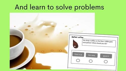 Coffee Cart Customer Service Problems and Math Task Cards for Special ...