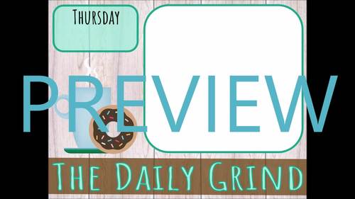 Coffee and Doughnuts Slides by Teaching Happy Campers | TpT