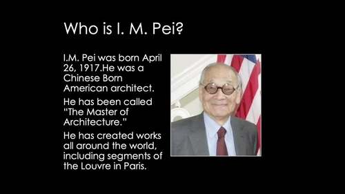 I.M. Pei/Modern : 3 Sketchbook Prompts & a 22 Editable Slides ...