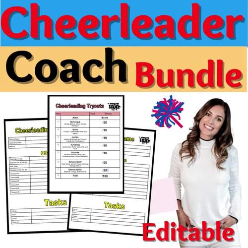 Cheerleading Coach Bundle Resource Coaching by IncredibleDesigns