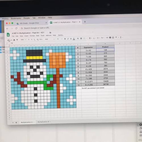 Multi-Digit Multiplication Digital Math Pixel Art Mystery Picture ...